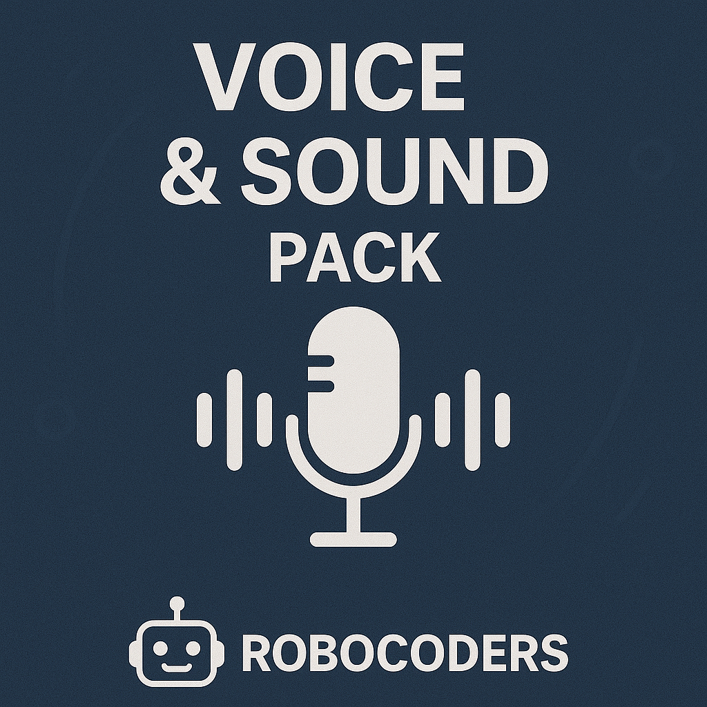 Voice & Sound Extension Pack | Robocoders – Be Cre8v