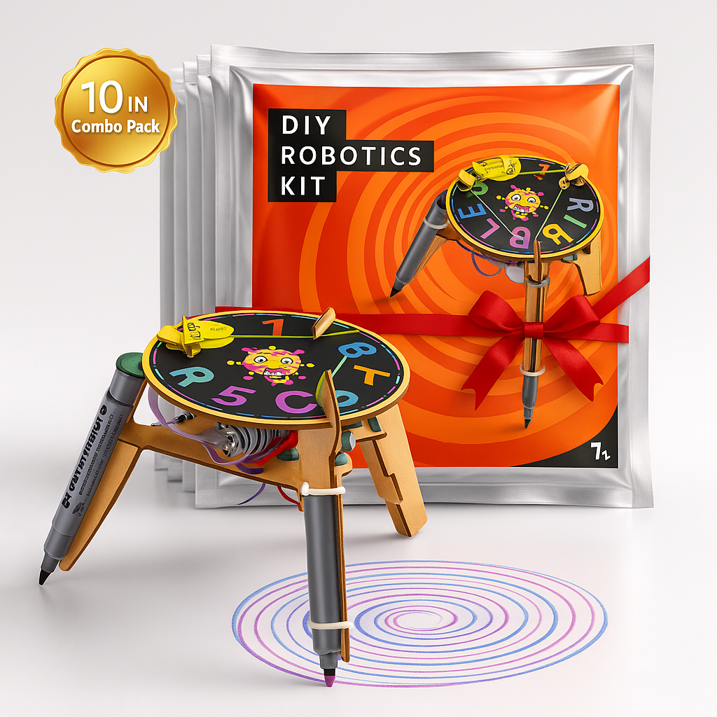 Scribbler Robot | DIY Robotics kit | 10 in 1 Return gift pack | 8-12 y ...